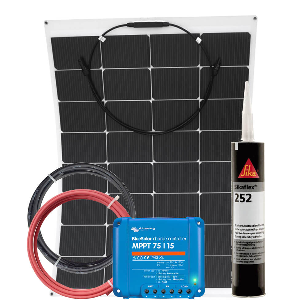 Solar panel set flexible 55 Watt 12V – vctrade.nl